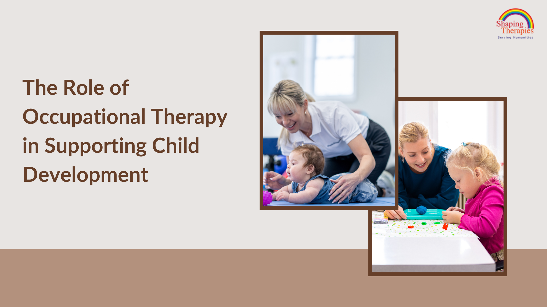 The Role of Occupational Therapy in Supporting Child Development ...